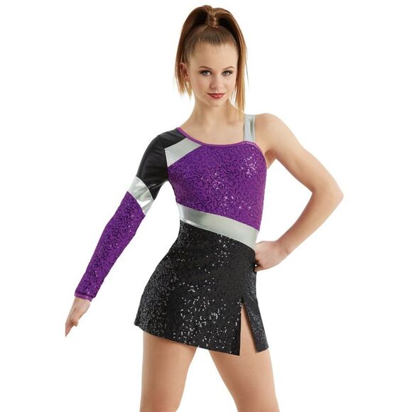 balera | Dresses | Balera Womens Purple Attached Leotard Dance Costume ...
